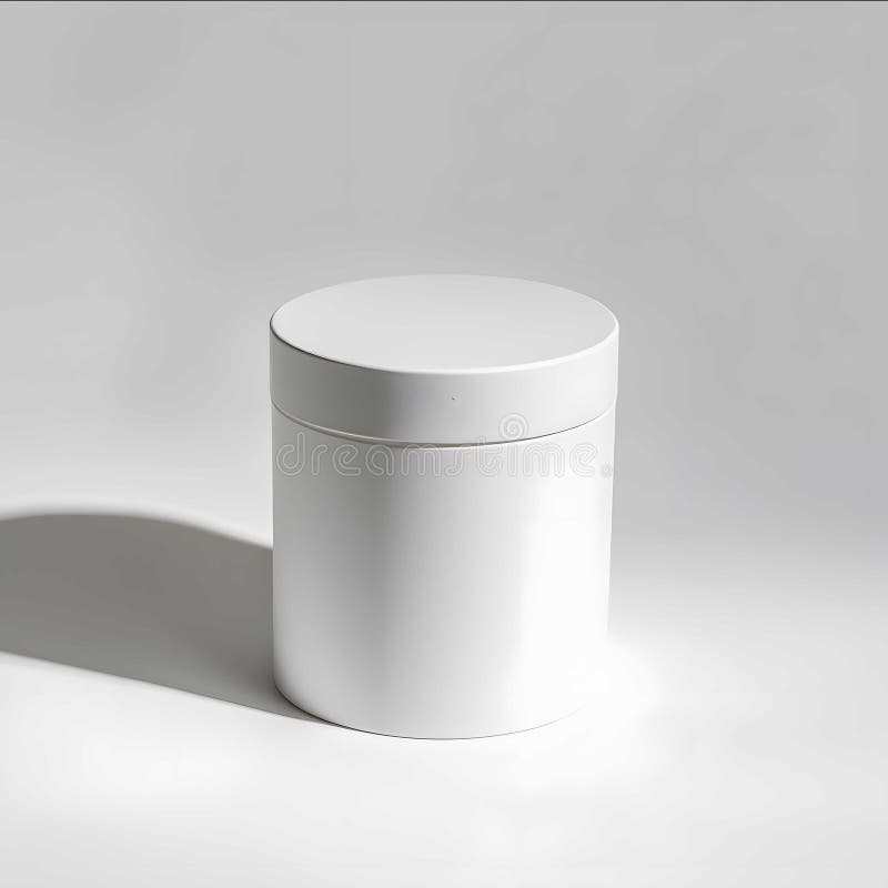 Macro Photography of a White Cylindrical Box on a White Background 50 ...