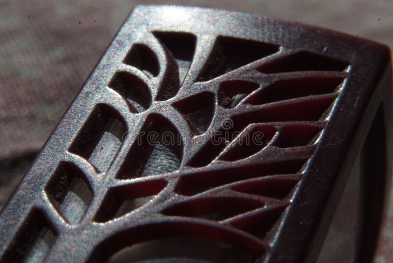 Macro Photos with Abstract Objects or Red Carvings Stock Image - Image ...