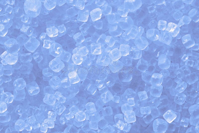 Macro Photos of Blue Color Salt Crystals Stock Photo - Image of ...
