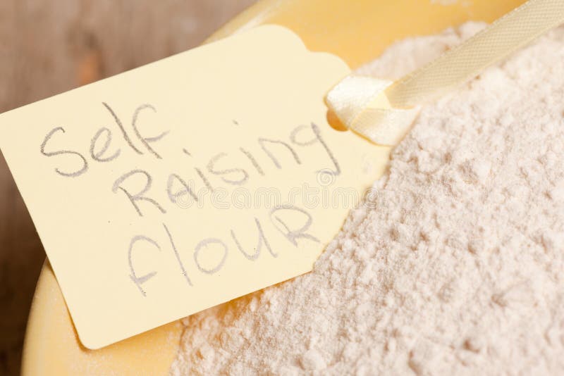 Macro Picture of Self Raising Flour Stock Photo - Image of heap, bowl ...
