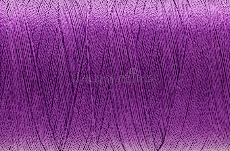 Macro Picture of Thread Texture Violet Color Background Stock Photo ...