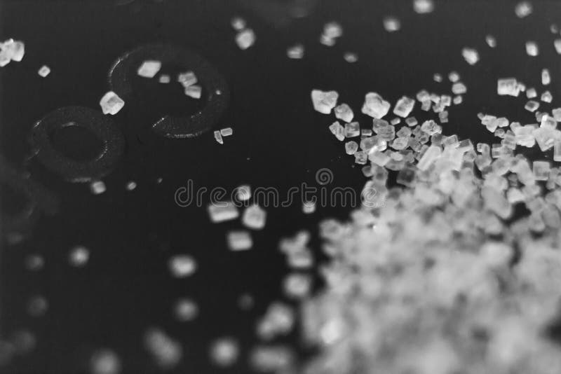 Macro of Powdered Sugar Over a Surface Stock Photo - Image of highly ...