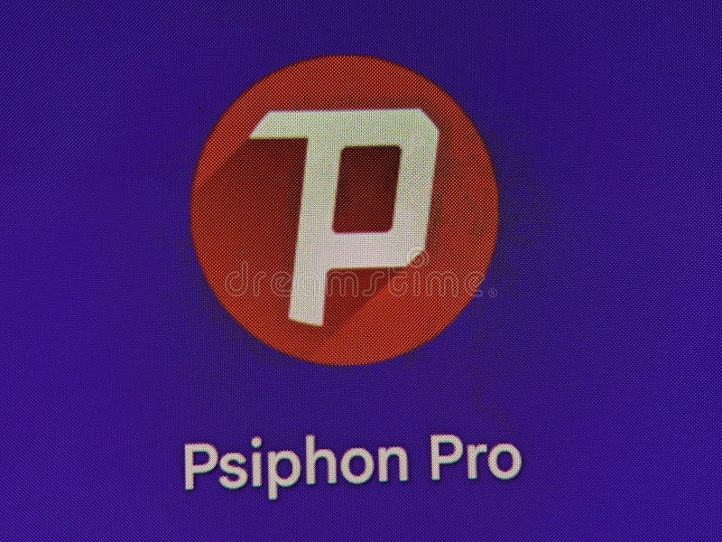Macro of Psiphon Pro Apps on Smartphone Display Editorial Photo - Image ...
