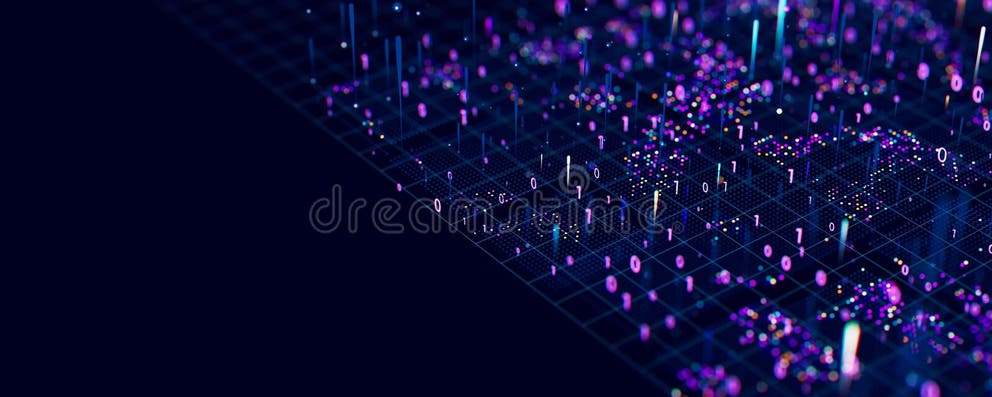 Macro of Quantum Computing Technology. Digital Patterns of Big Data ...