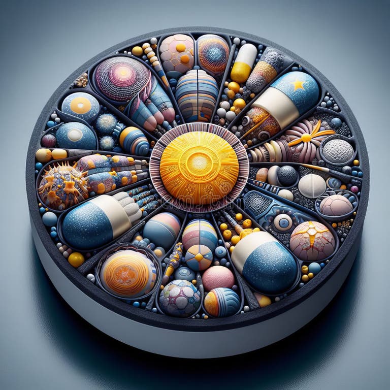 Macro Realism Tablets Tablets with Intricate, Hyper Realisti Stock ...