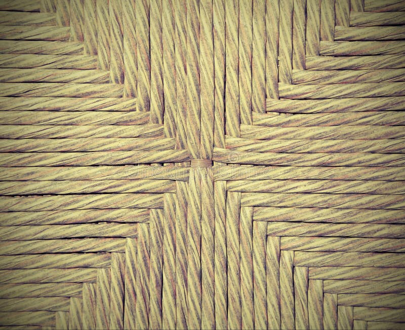 Macro of Rectangular Hand-made Chair by the Chair Artisans with Stock ...