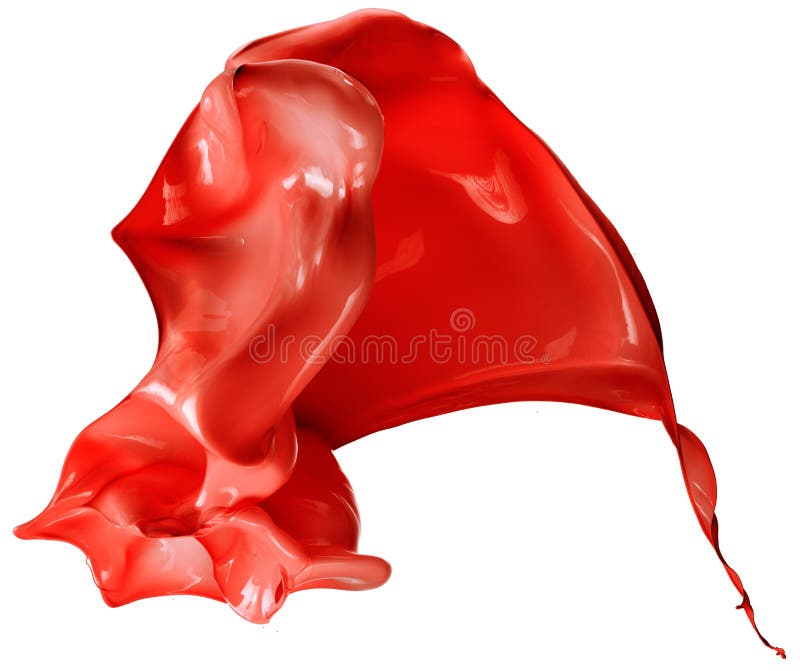 Macro red paint splash stock image. Image of colorful - 17285721