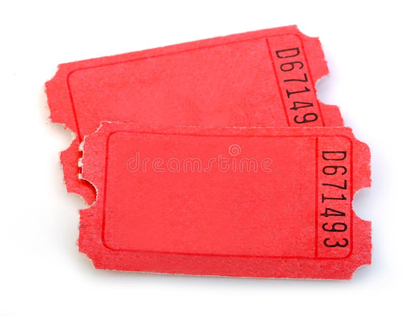Red Concert Tickets stock photo. Image of entrance, film - 38680546
