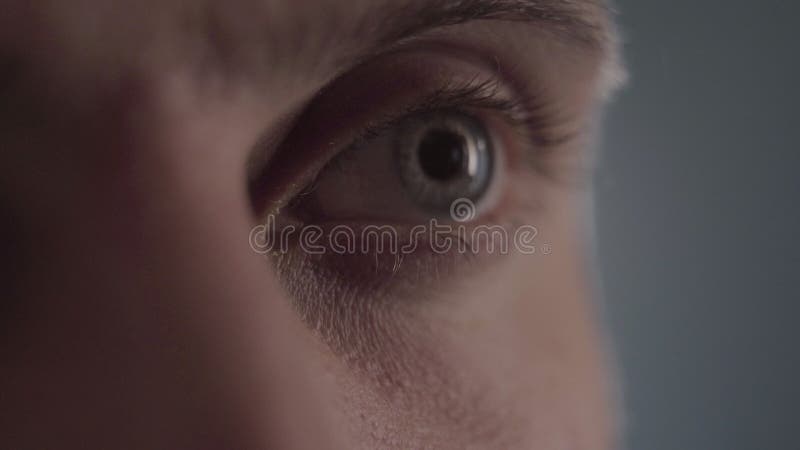 Macro: Reflection in the Pupil Eye Stock Footage - Video of caucasian ...