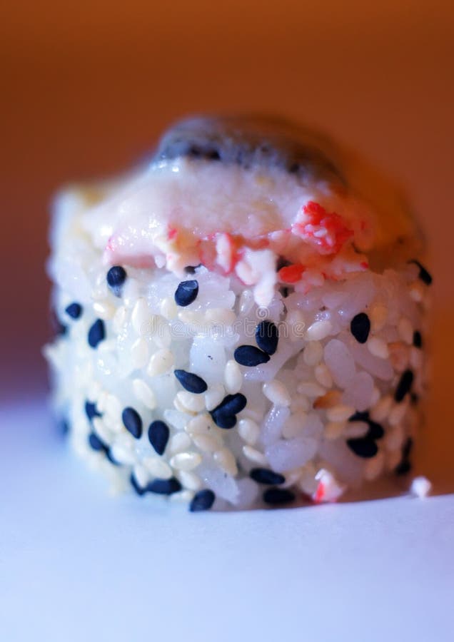 Macro roll stock image. Image of shot, lunch, delicious - 182356825