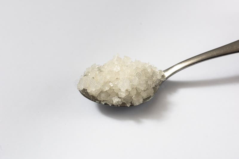 Spoonful of Salt stock image. Image of table, salt, sodium - 206795501