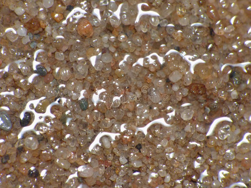 Macro of Sand stock image. Image of natural, granular - 118974727