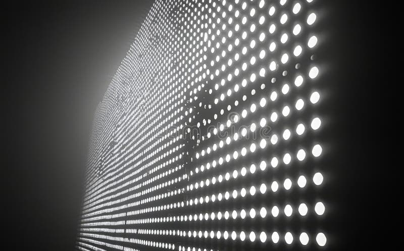 The Macro-scale of Pixels on a Liquid Crystal Display Stock Image ...