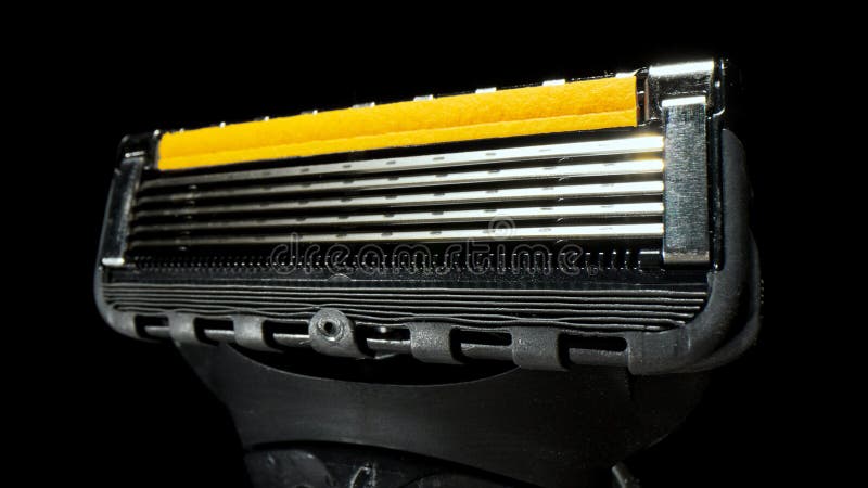 Macro Shoot of the Razor Blade Stock Photo - Image of steel, modern ...