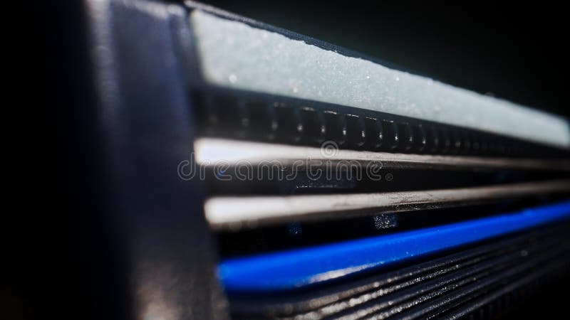Macro Shoot of the Razor Blade Stock Photo - Image of steel, modern ...
