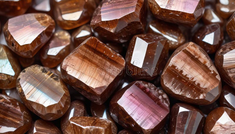 Macro Shooting of Collection Natural Rock Stock Illustration ...