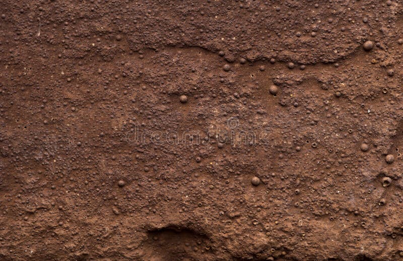 Macro Shooting Texture of Brown Clay Wall Stock Image - Image of ...