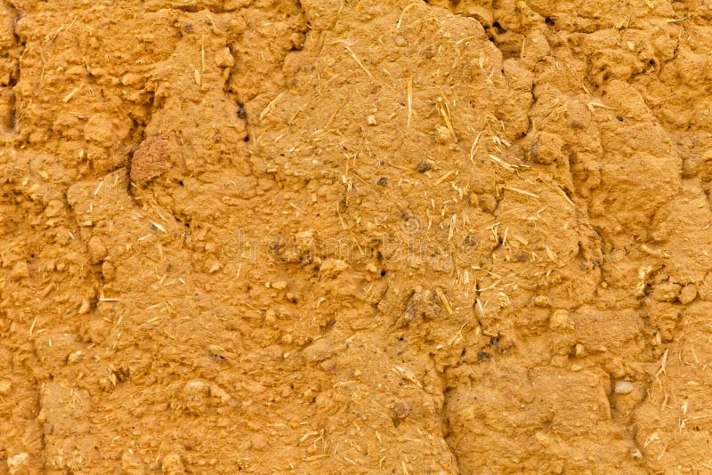 Macro Shot of an Adobe Wall Texture Stock Image - Image of culture ...