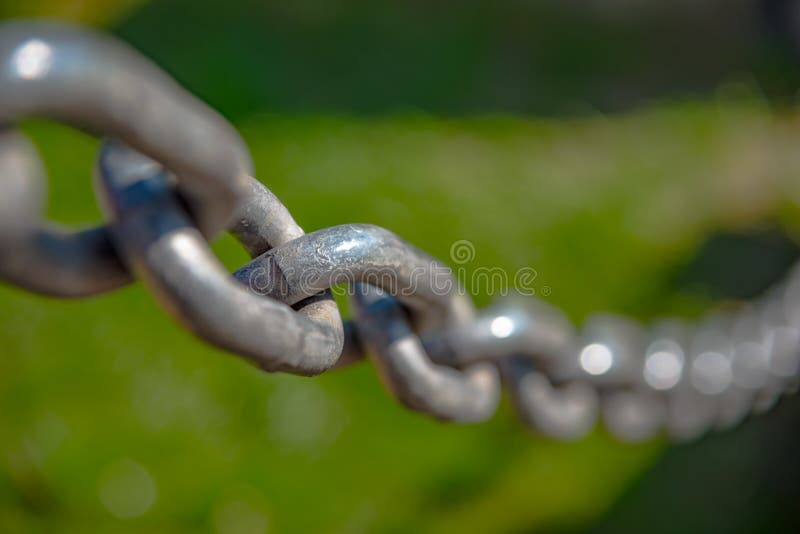 Macro Shot of Anchor Chain. Stock Photo - Image of macro, metal: 71534462