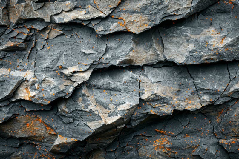 Macro Shot of an Ancient Stone Surface with Intricate Weathering ...