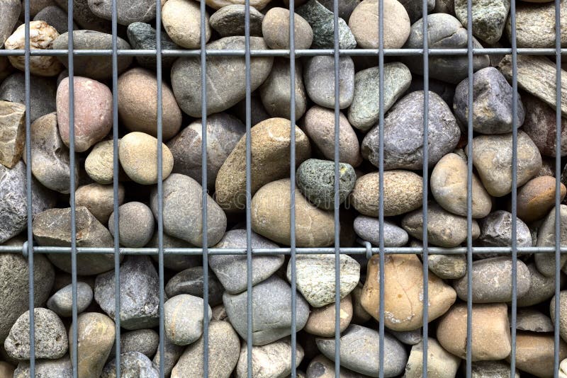 Shot of a Gabion Texture Seamless Stock Image - Image of surface, wall ...