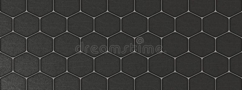 Macro Shot of Black Solar Grid Panel Texture Stock Illustration ...