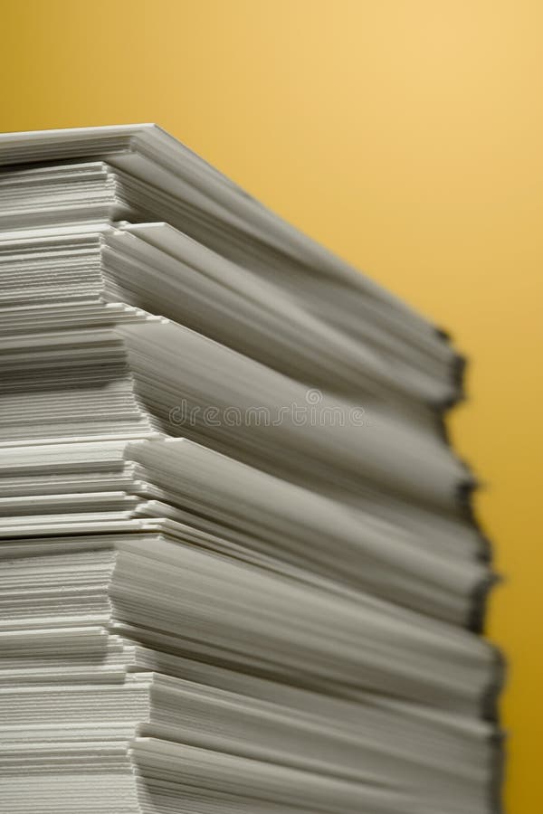 Tall Stack of Unrecognizable Business Cards Stock Photo - Image of ...