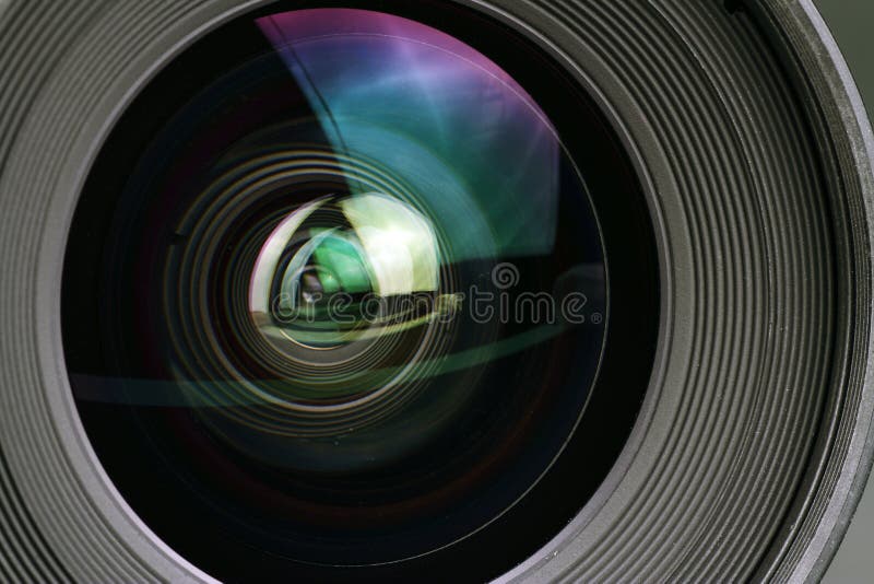 Macro Shot of a Camera Lens Stock Image - Image of barrel, lens: 13466113