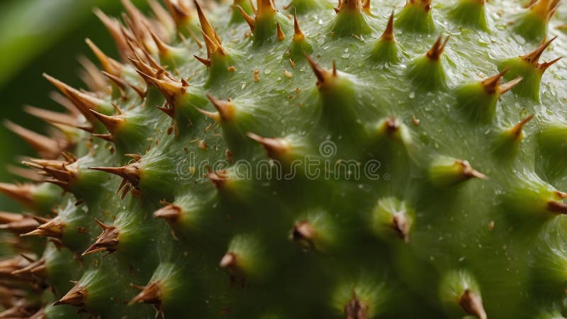 Close-Up of Hala Fruit S Textured Skin and Spikes, Showcasing Its ...