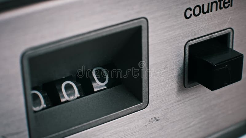 Audio Deck Counter Incrementing from 996 To 005 Stock Video - Video of ...
