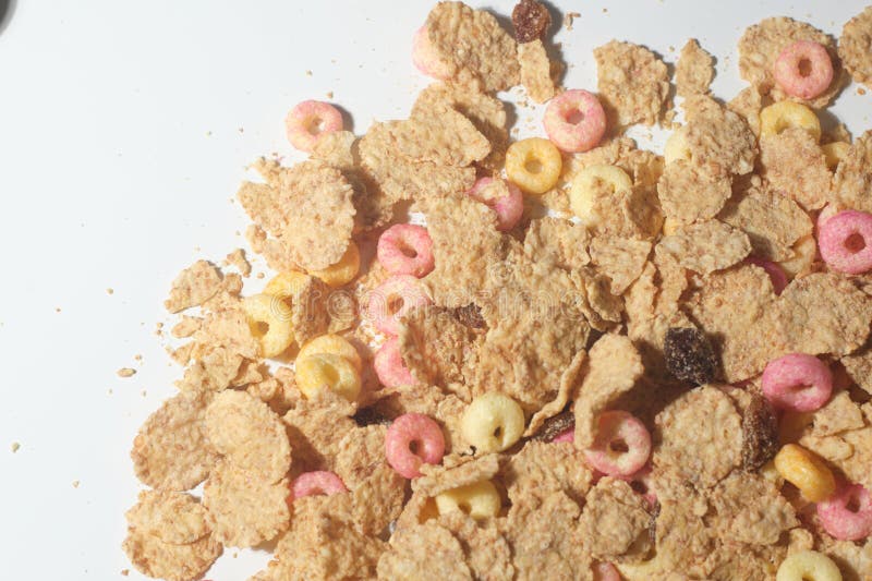 Colorful cornflakes stock image. Image of cake, dish - 269515567