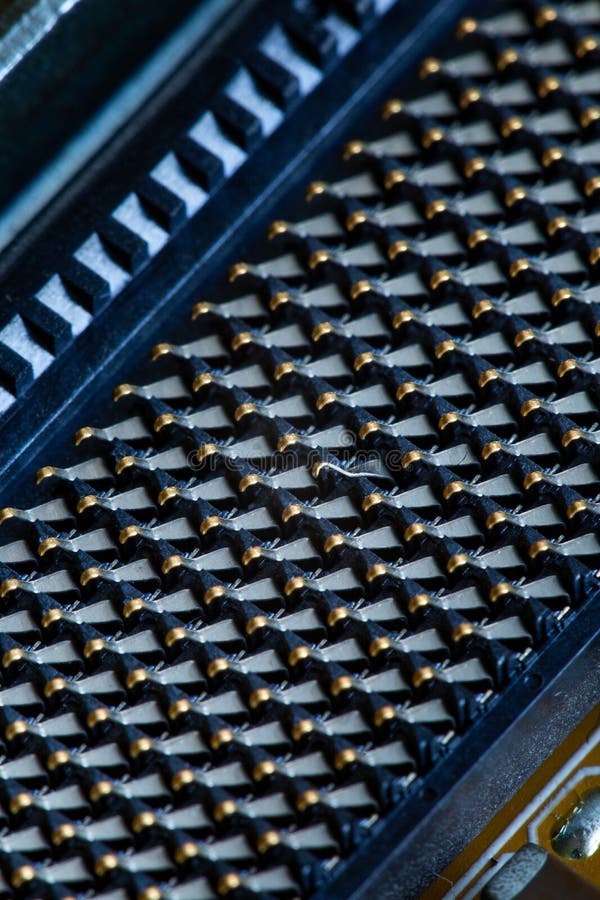 Macro of a Computer Power Supply Stock Image - Image of blue, high ...