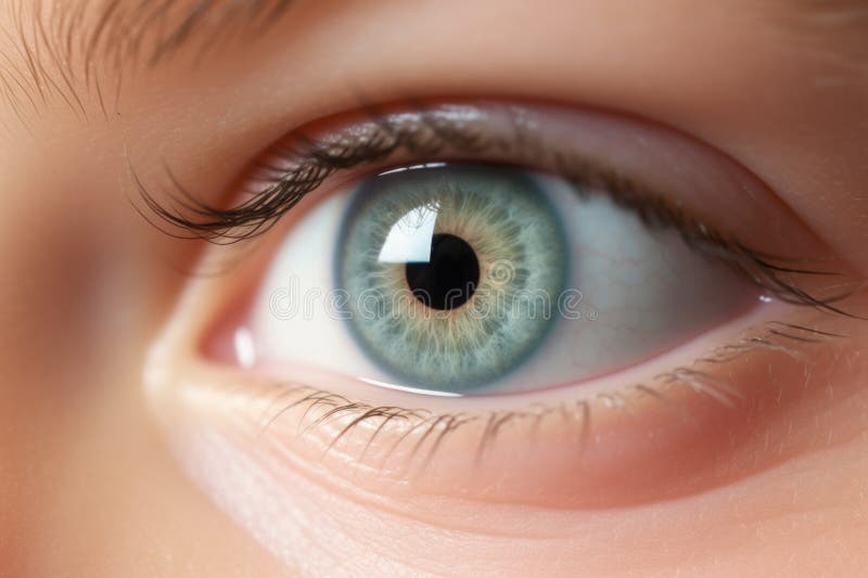 Macro Shot of Contact Lenses Sized for Kids Stock Photo - Image of ...