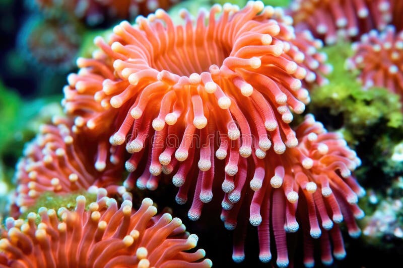 Macro Shot of a Coral Polyp Stock Photo - Image of macro, underwater ...
