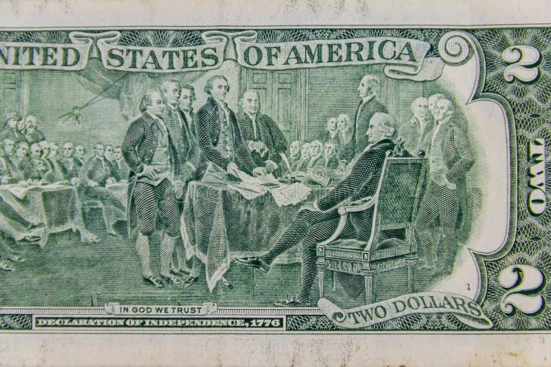 Two Dollar Bill Back