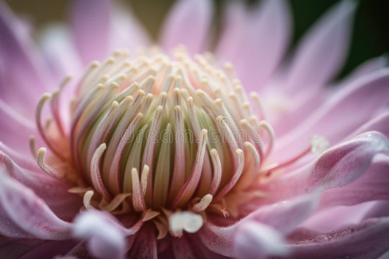 Macro Shot of Delicate Flower, with Its Intricate Details on Full ...