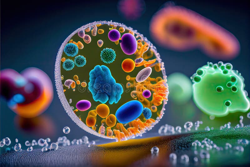 Macro Shot of Red Blood Cells in Artery. Generative AI Stock Image ...