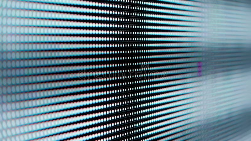 LED Screen Displaying an RGB Dot Pattern Stock Video - Video of visual ...
