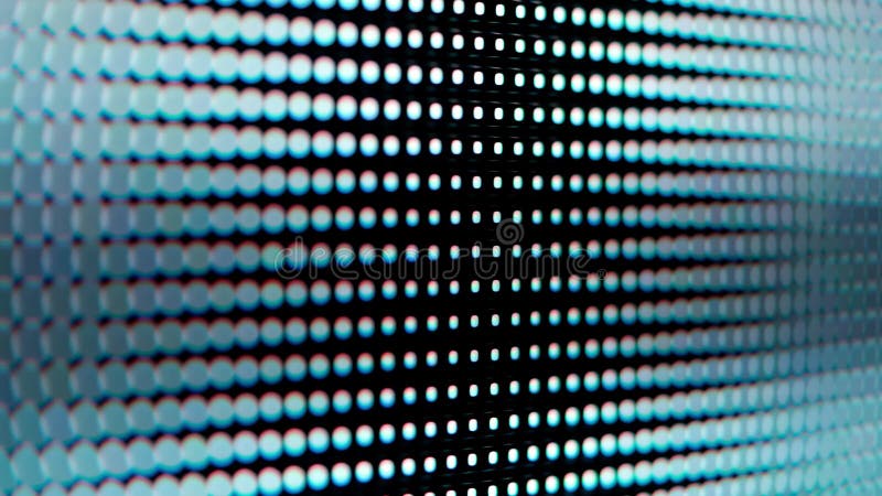 LED Screen Displaying an RGB Dot Pattern Stock Footage - Video of ...