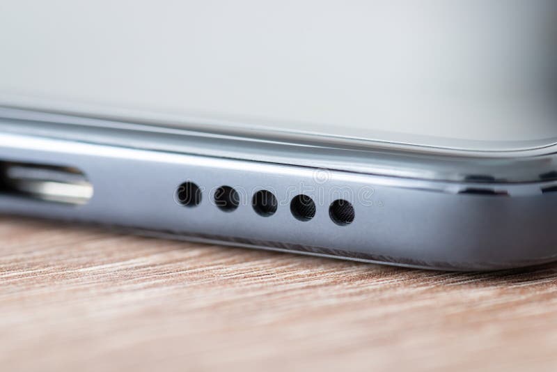 Close Up of New Modern Phone Stock Image - Image of technology, usbc ...