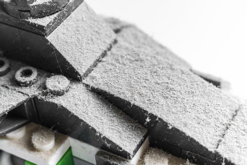 A Macro Shot of the Dust on the Old Vintage Things Surface Stock Photo ...