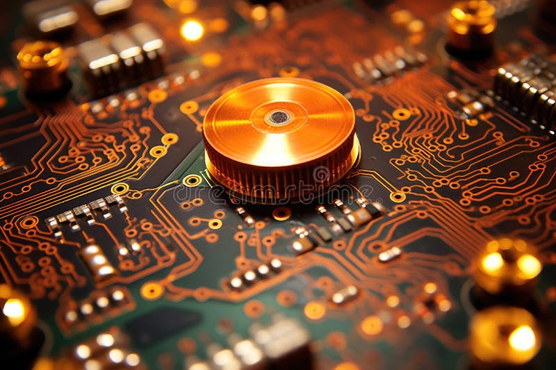 Macro Shot of Electronic Circuit Board from an Open-source Gadget Stock ...