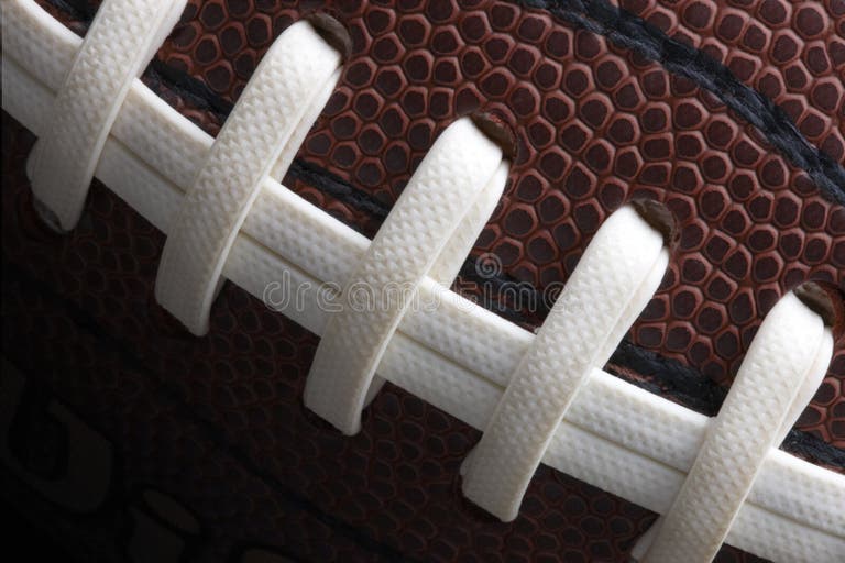 Macro shot of football stock photo. Image of textures - 14899608