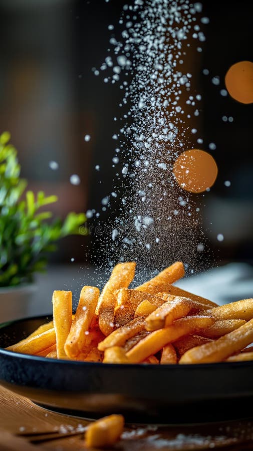 Macro Shot of French Fries with Sprinkled Salt Stock Image - Image of ... Macro Shot of French Fries with Sprinkled Salt Stock Image - Image of ...