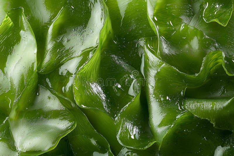 Macro Shot of Fresh Seaweed Stock Photo - Image of biodiversity, water ...