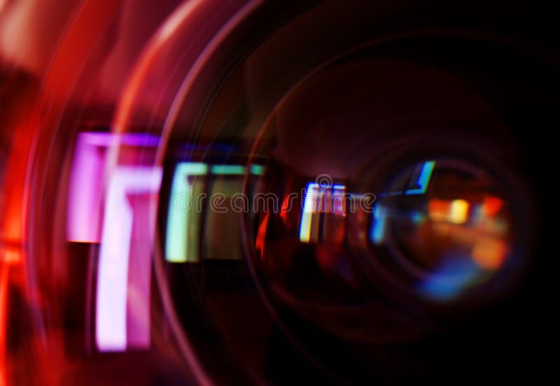 Macro Shot of Front Element of a Camera Lens Stock Image - Image of ...