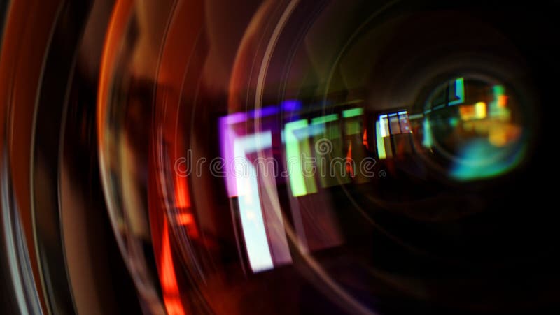 Macro Shot of Front Element of a Camera Lens Stock Image - Image of ...