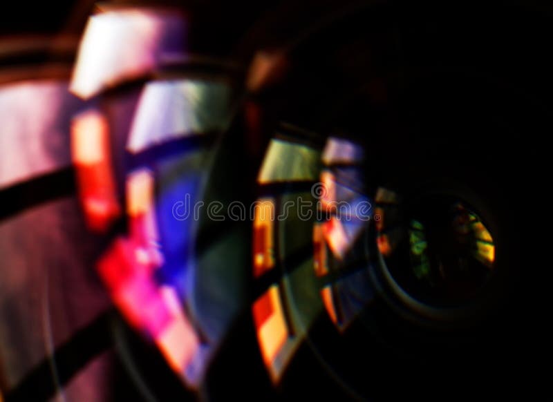 Macro Shot of Front Element of a Camera Lens Stock Photo - Image of ...