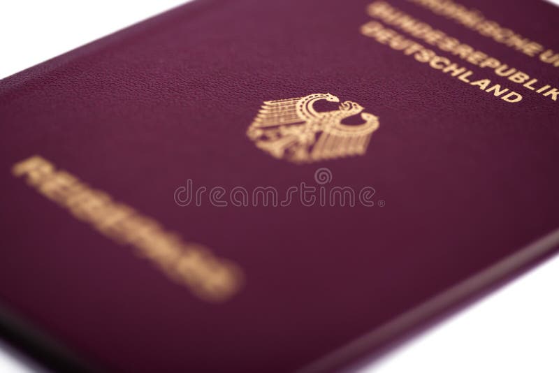 Isolated German Passport stock photo. Image of identity - 29909544