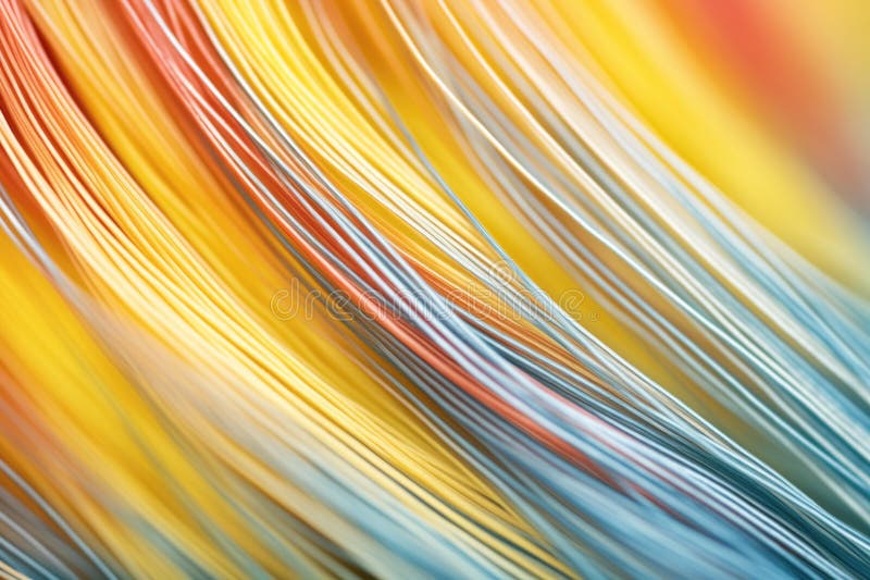 Macro Shot of Glass Fiber Threads Stock Image - Image of closeup, glass ...
